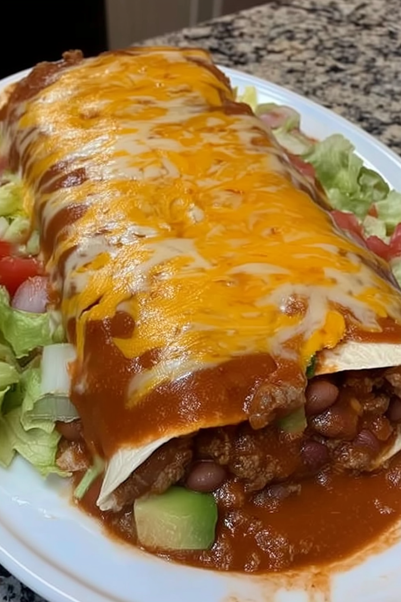 Beef and Bean Burritos Smothered with Red Chile Chimayo – JustMexicanFood