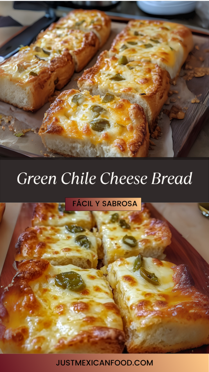 Green Chile Cheese Bread – JustMexicanFood