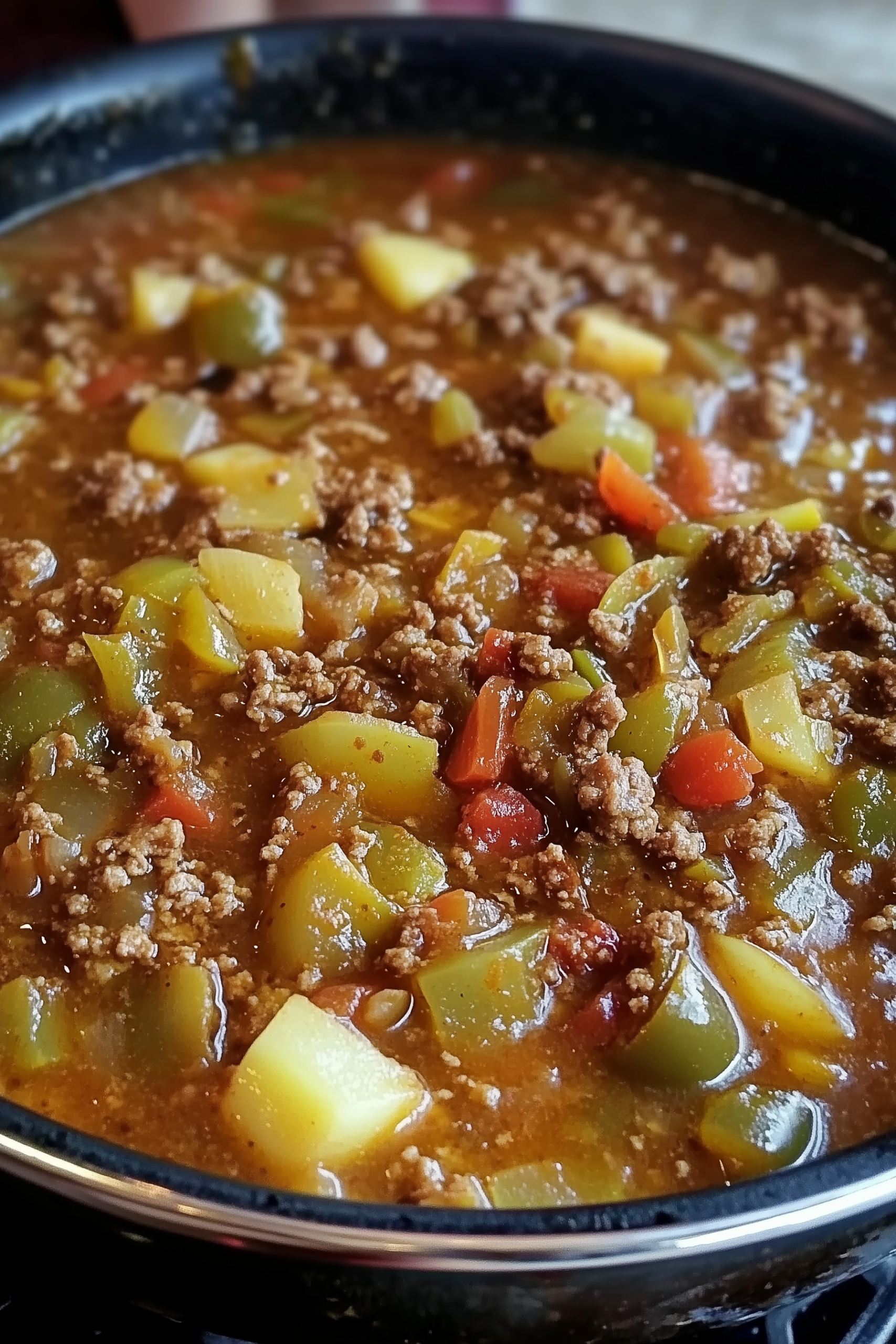 Hatch Green Chile Stew With Ground Beef – JustMexicanFood