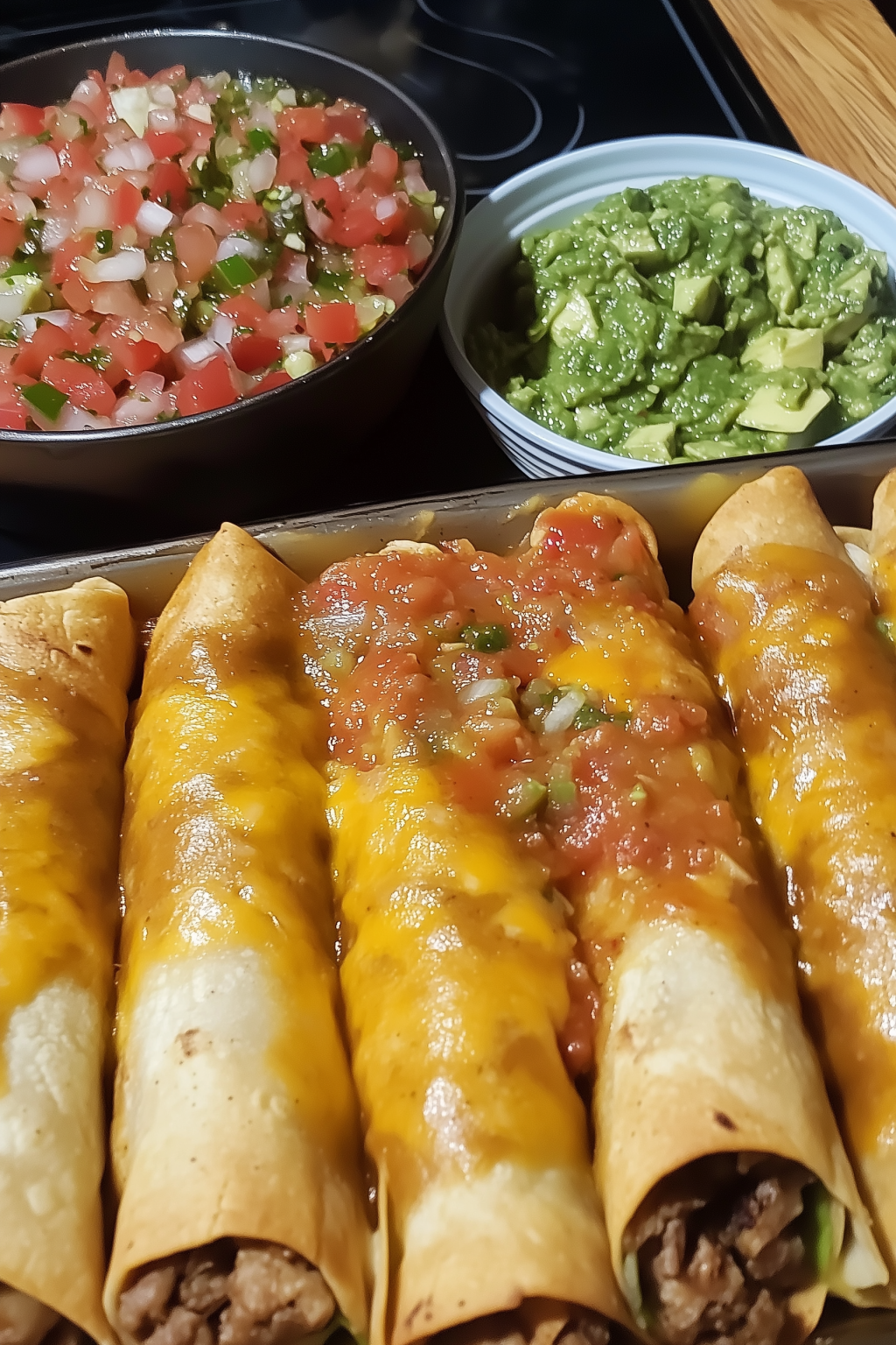 Rolled Taquitos Fresh Salsa and Guacamole – JustMexicanFood