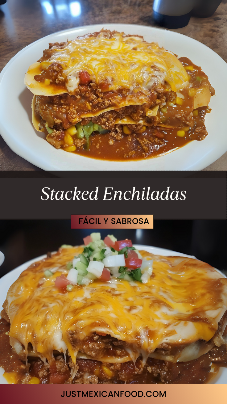 Stacked Enchiladas – JustMexicanFood