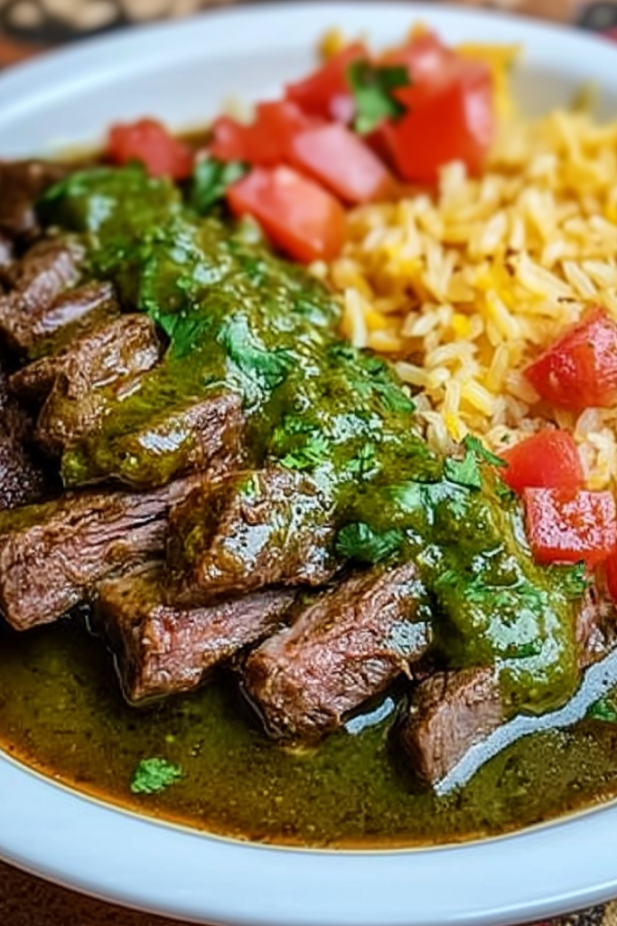 Carne Asada Con Chile Verde – JustMexicanFood