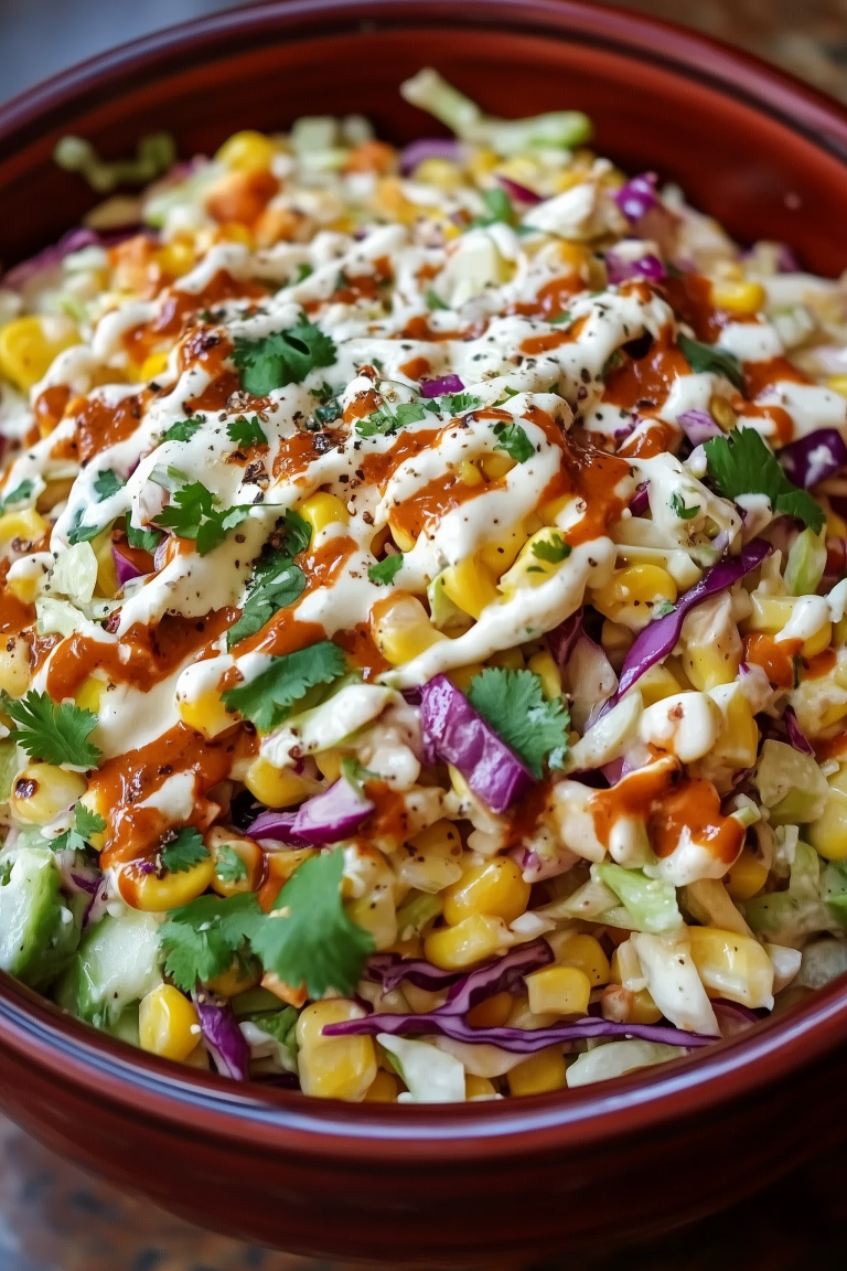 Mexican Street Corn Coleslaw – JustMexicanFood