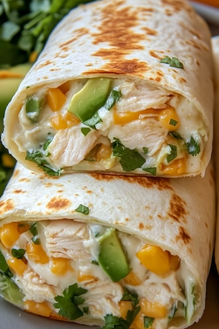 Chicken Avocado Ranch Burritos – JustMexicanFood