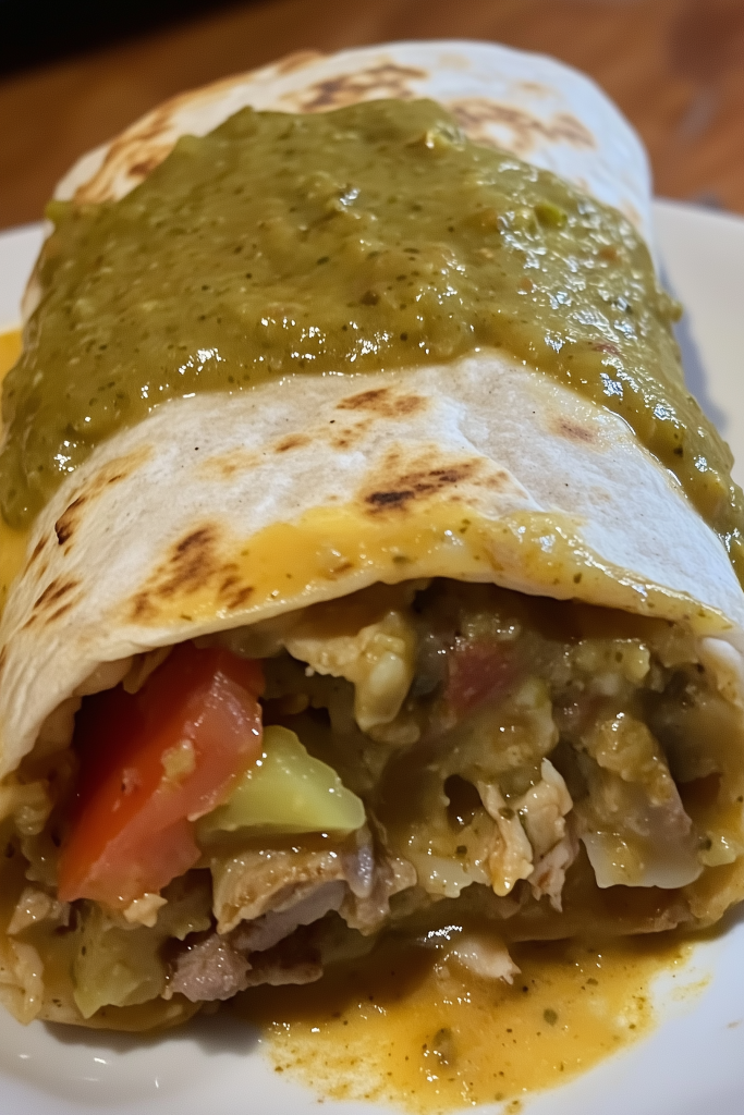 Chili Verde Burritos with Hatch Green Chile Sauce – JustMexicanFood