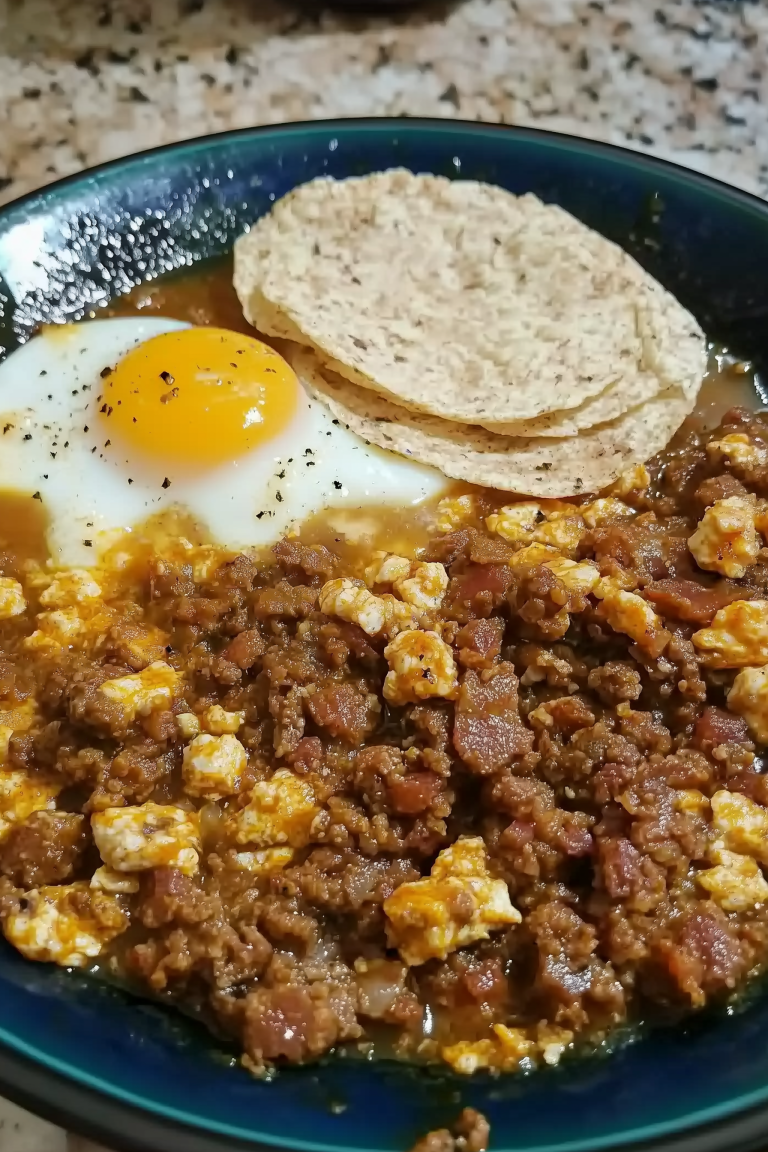 Chorizo Con Huevo Y Tortillitas De Harina (Chorizo With Eggs ...
