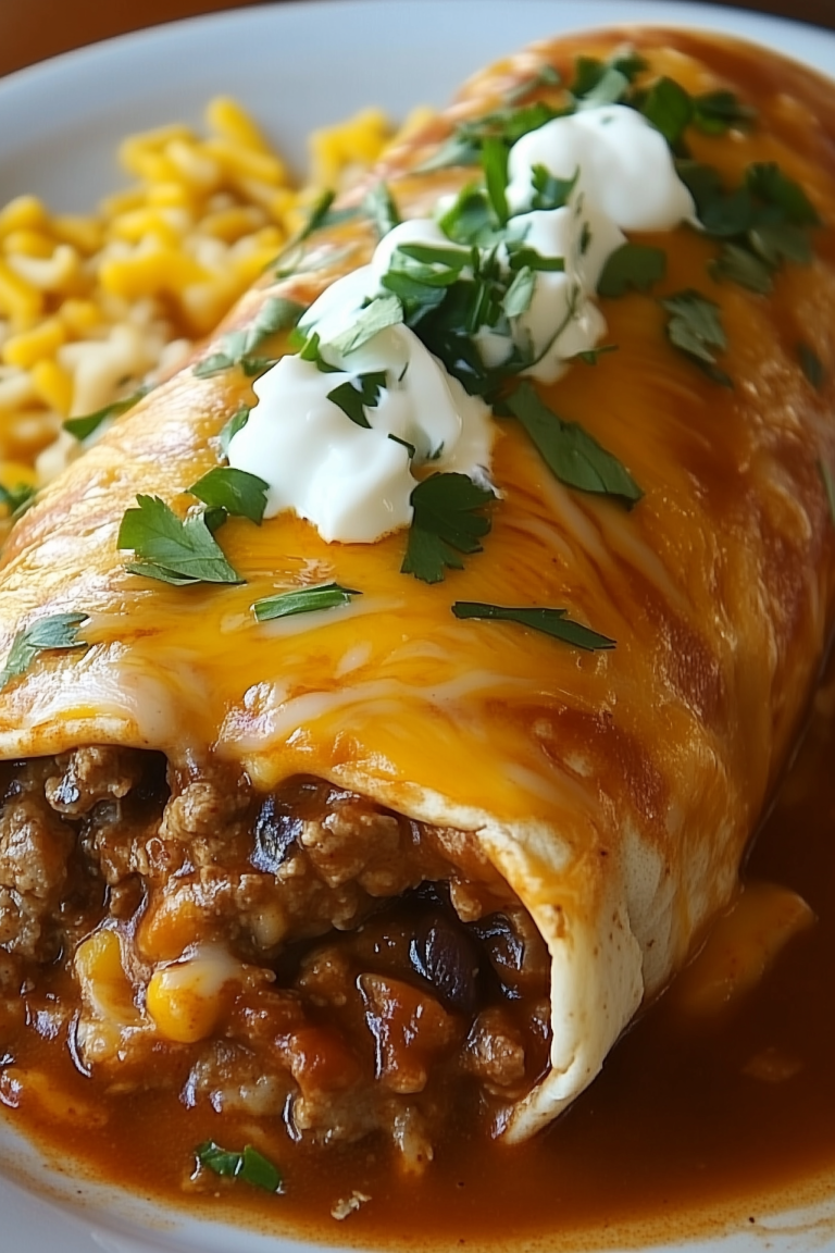 Creamy Chile Colorado Burritos – JustMexicanFood