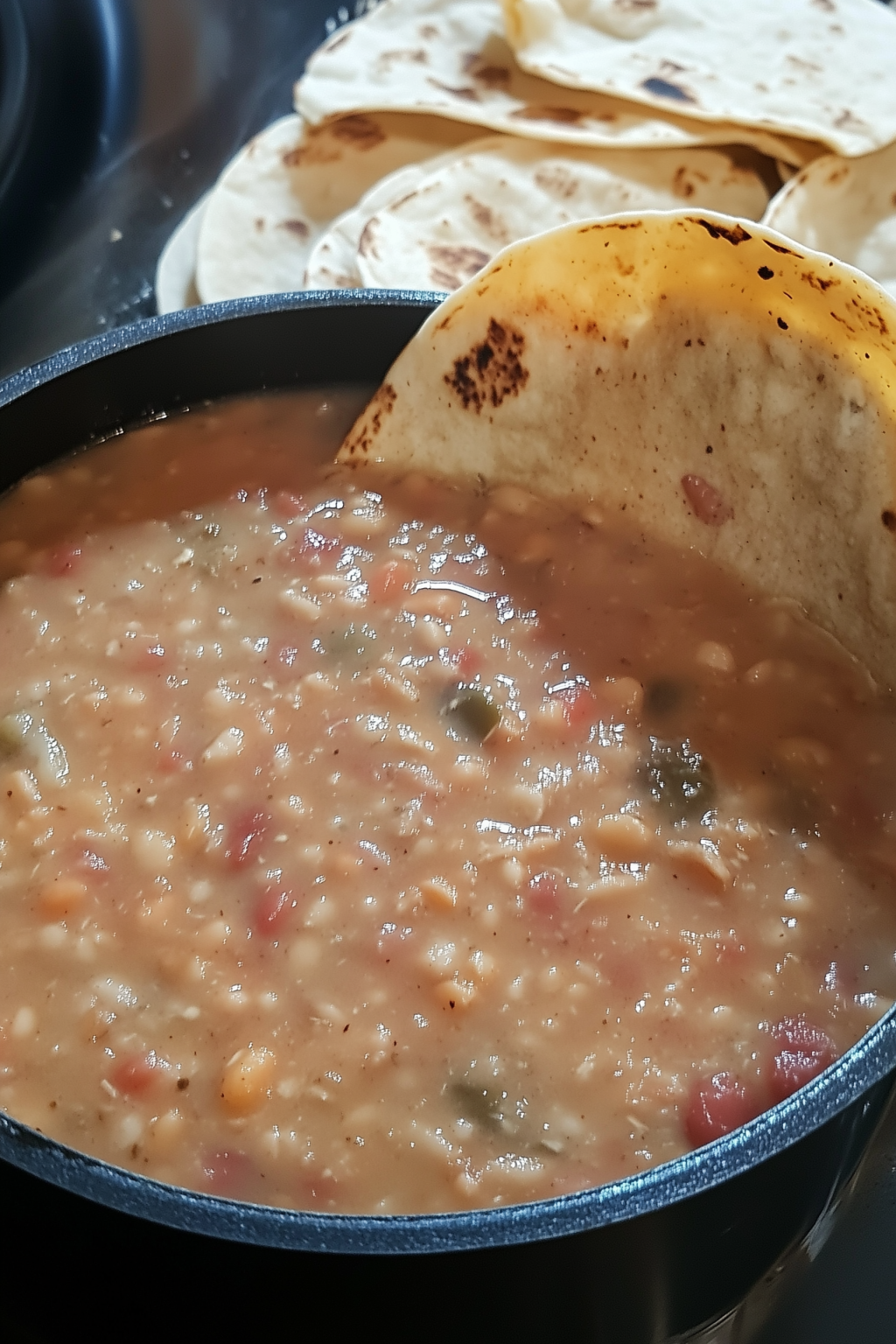 Fresh Pot of Beans and Tortillas – JustMexicanFood