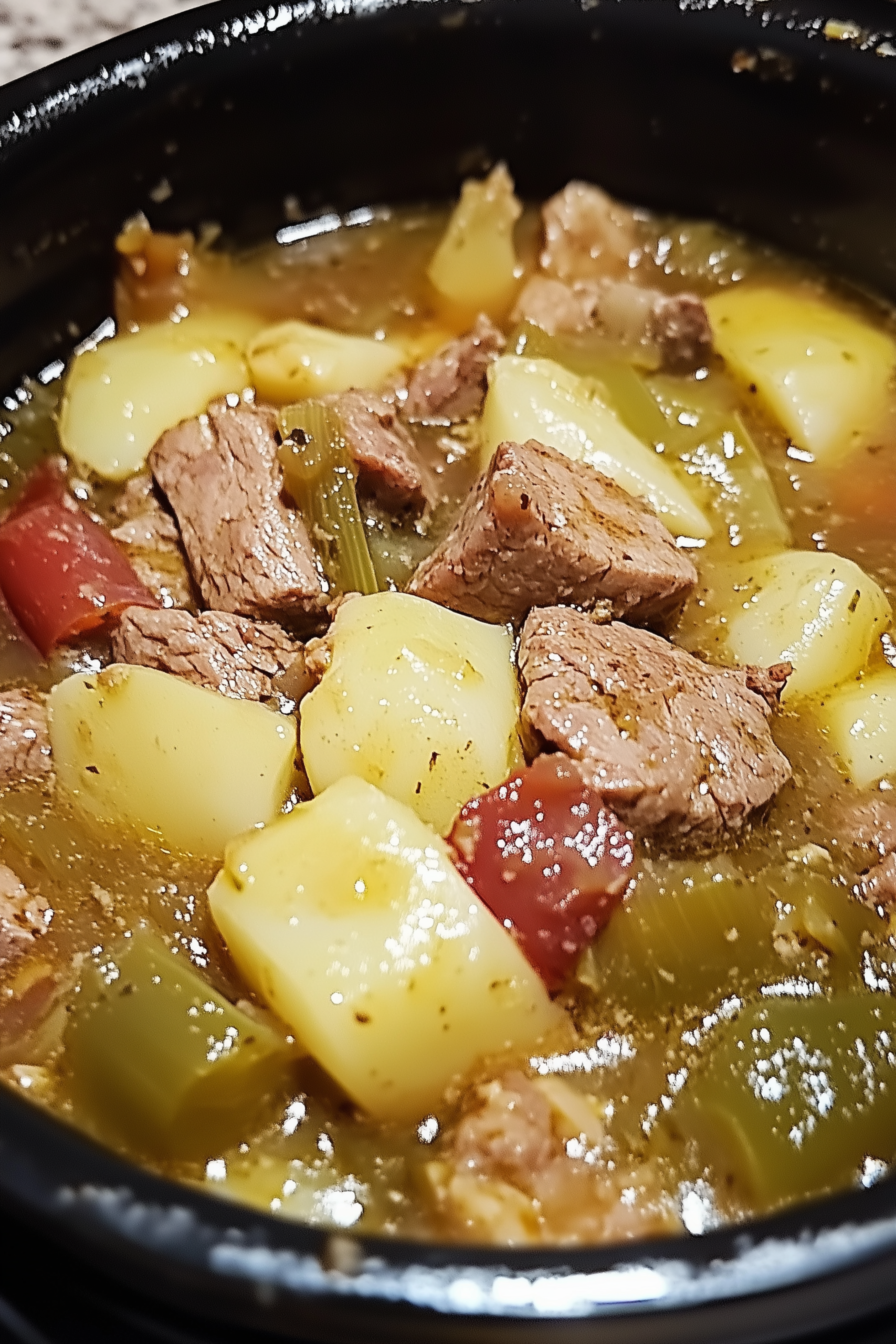 Hatch Green Chile Stew – Thick and Chunky – JustMexicanFood