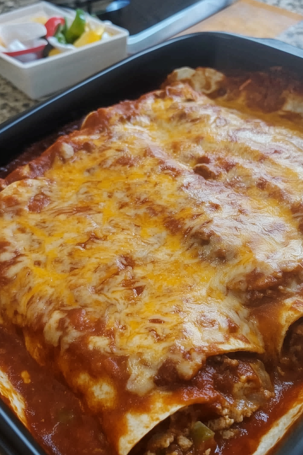 Homemade Enchiladas Rojas – JustMexicanFood
