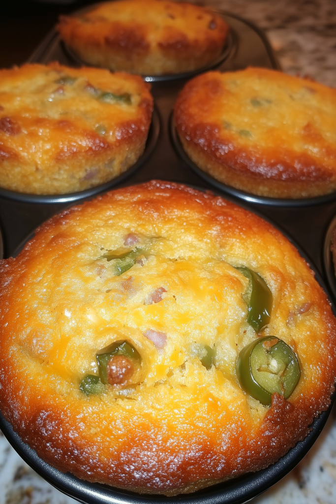 Jalapeno Cheddar Cornbread Muffins Justmexicanfood