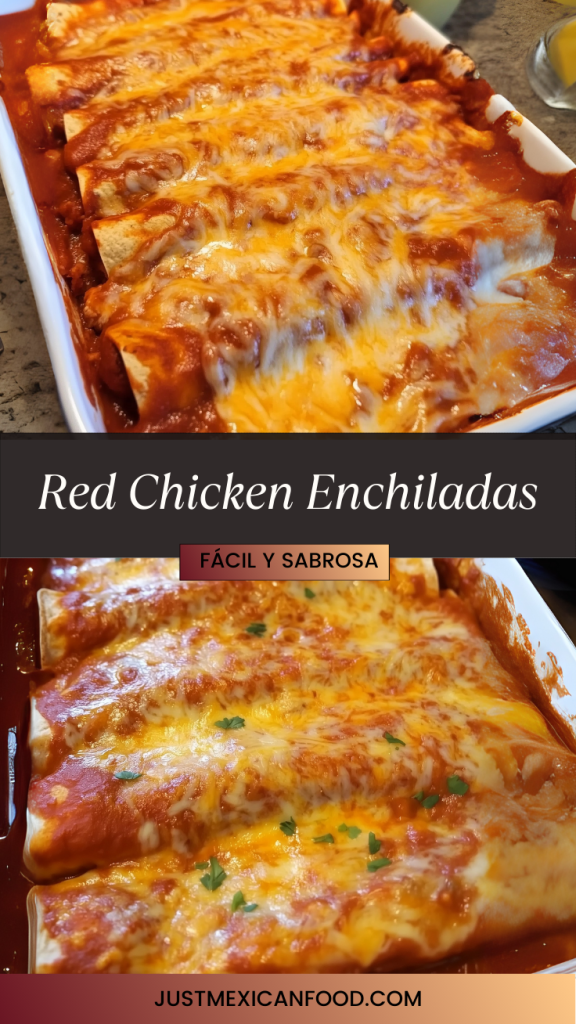 Red Chicken Enchiladas – JustMexicanFood