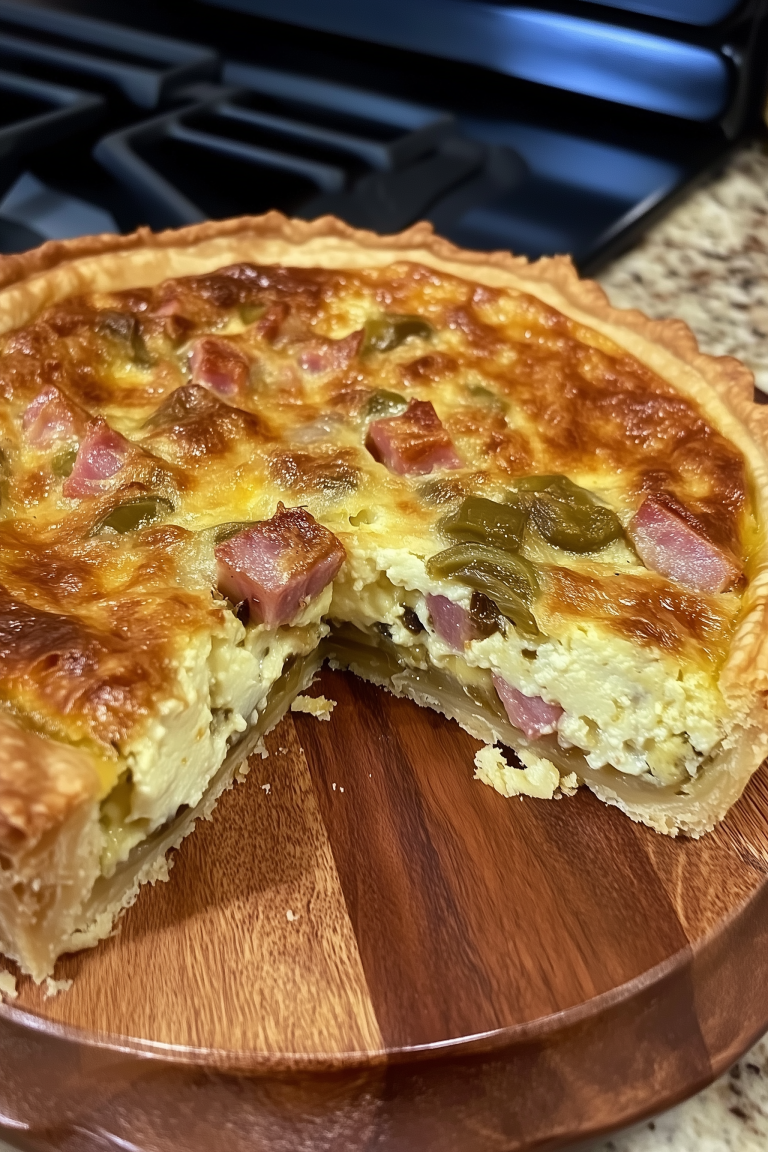 Hatch Chile Ham Quiche – JustMexicanFood