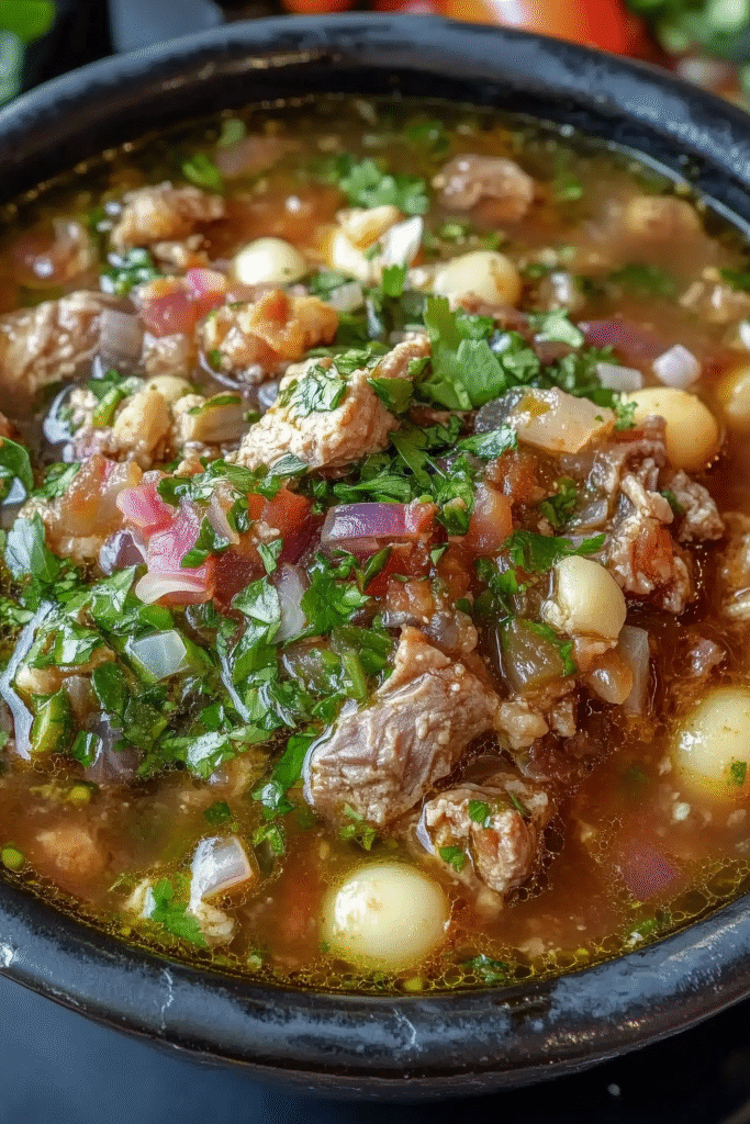 Hatch Green Chile Pork Pozole – JustMexicanFood