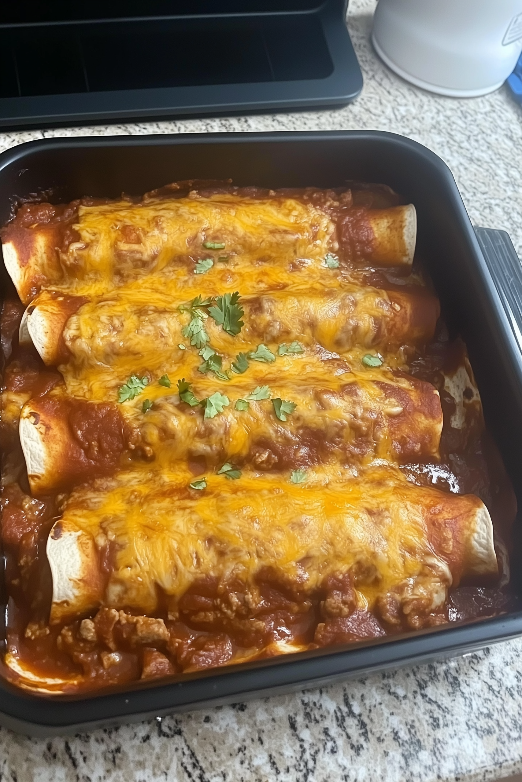 Homemade Beef Enchiladas with Red Sauce – JustMexicanFood